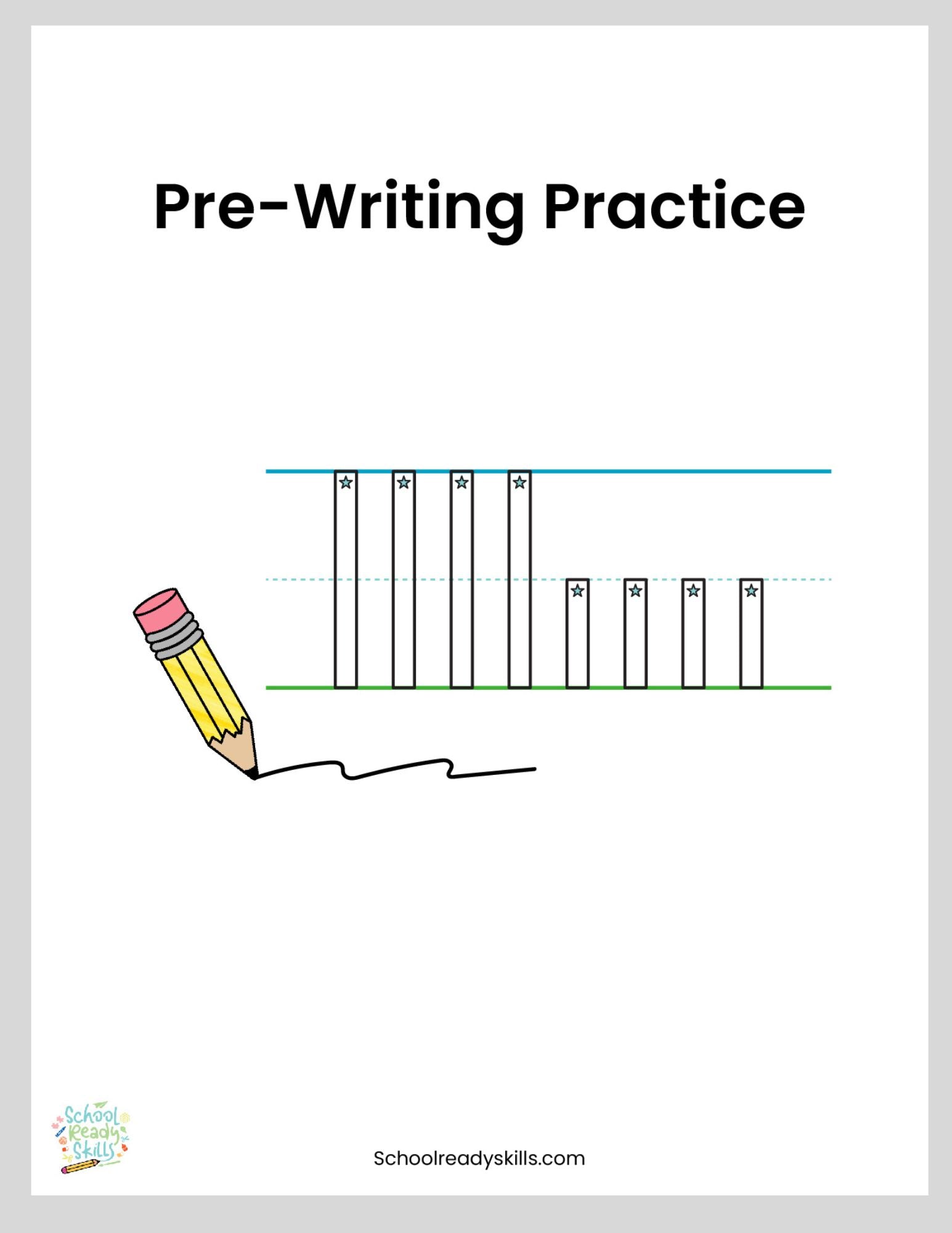 Pre-writing Practice Activity Pages – School Ready Skills